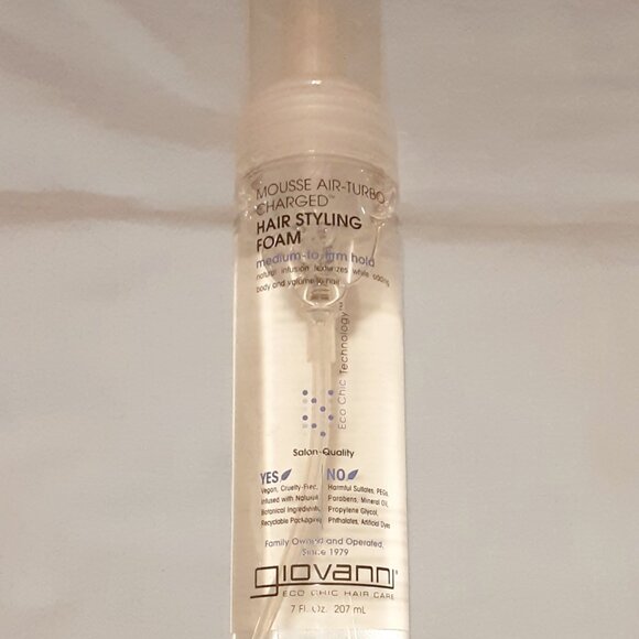 giovanni | Hair | Giovanni Hair Styling Foam Natural Mousse Air Turbo ...